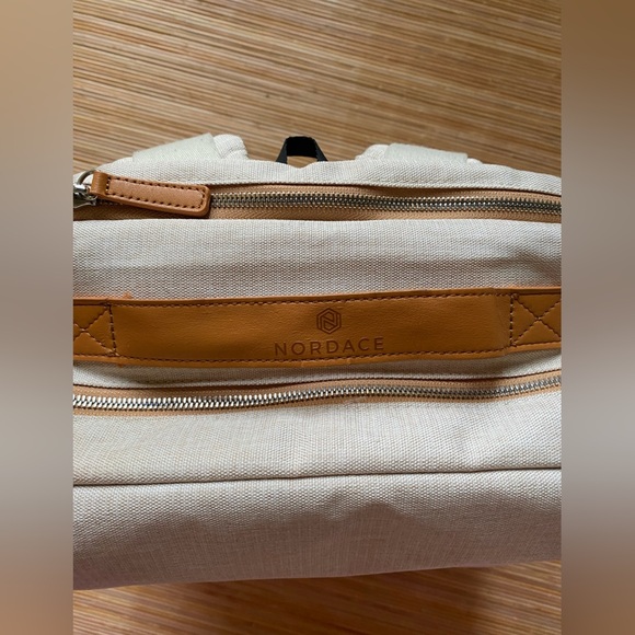 Nordace | Bags | Nordace Siena Eco Backpack Travel Bag Cream Laptop | Poshmark